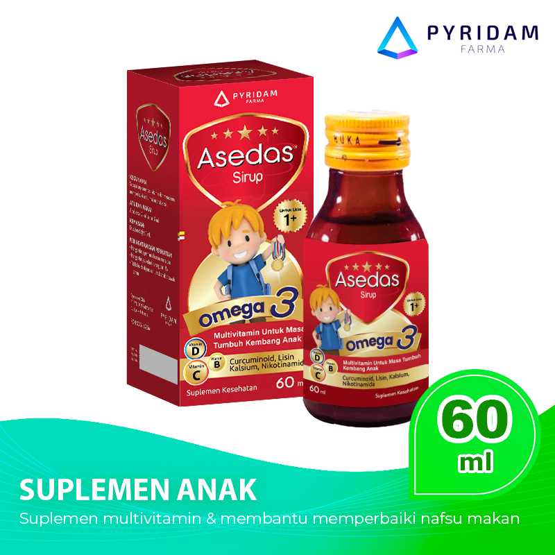 Jual Asedas Sirup Suplemen Nafsu Makan Anak (@ 60ml) - Pyfa Health