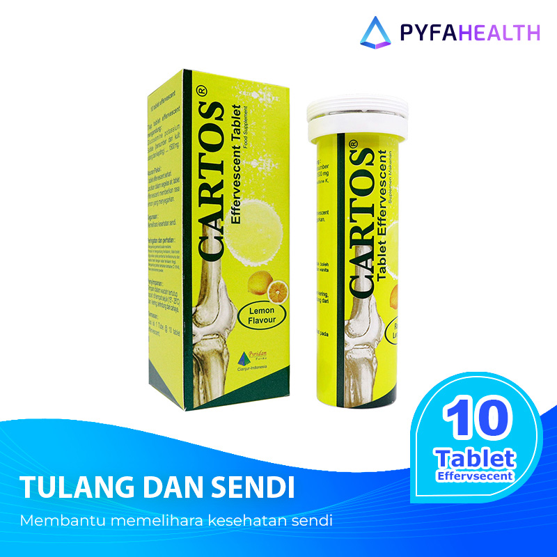 Jual Cartos Memelihara Kesehatan Sendi (@ 10 Tablet Effervescent ...