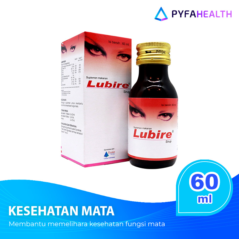 Jual Lubire Sirup Bantu Kesehatan Mata (@ 60 ml) - Pyfa Health