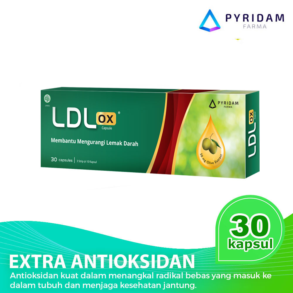 Jual LDLOX Hydroxytyrosol 10% Ekstra Antioksidan - 30 Kapsul - Pyfa Health