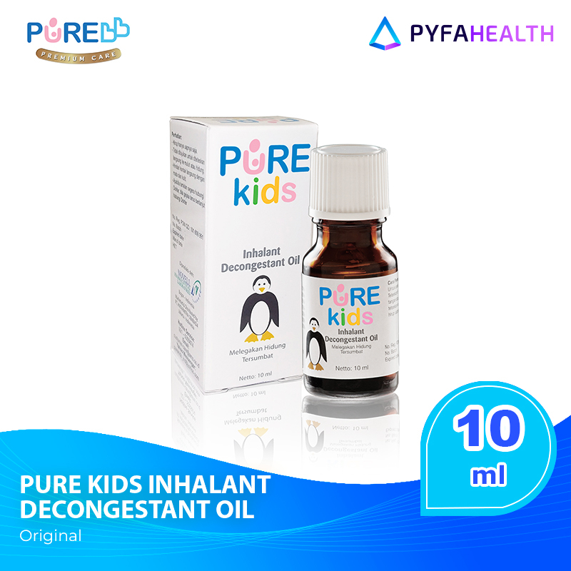 Jual ProdukPUREKIDS Inhalant Decongestant Oil Melegakan Pernapasan Anak ...